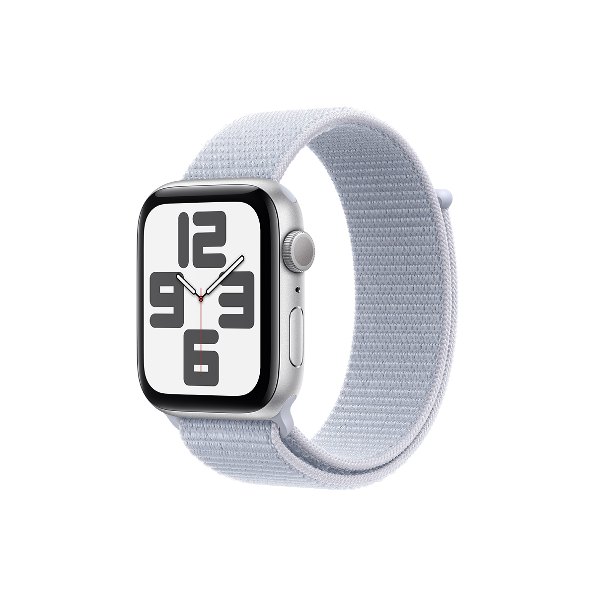 Buy Apple Watch SE GPS 44mm Silver Aluminium Case with Blue Cloud Sport ...