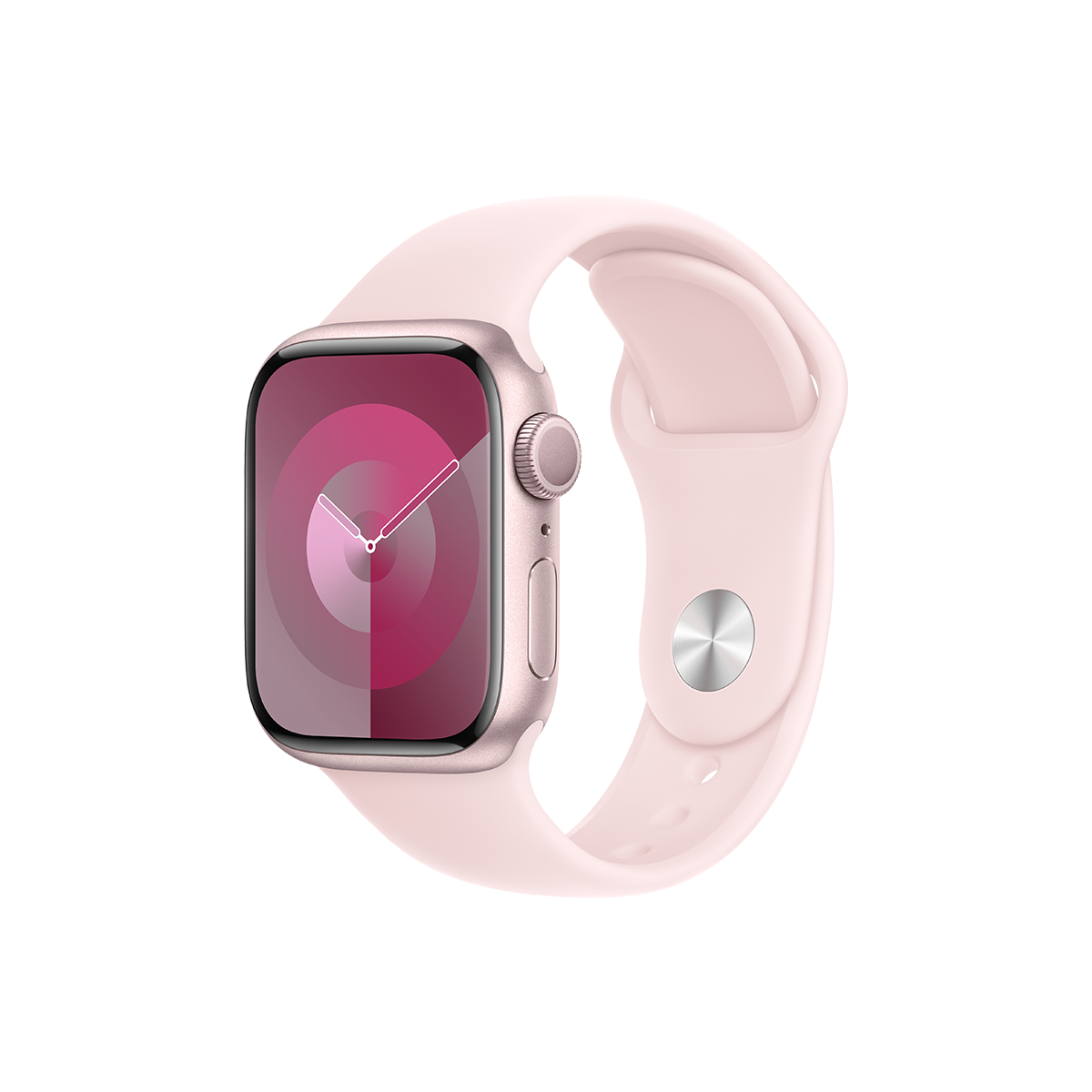 Apple Watch Series 9 GPS 41mm ตัวเรือน Aluminium สี Pink สายแบบ Sport ...