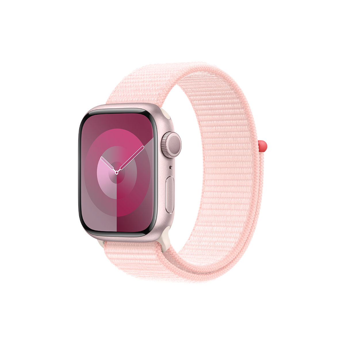 Apple Watch Series 9 GPS 41mm Pink Aluminium Case with Light Pink Sport ...
